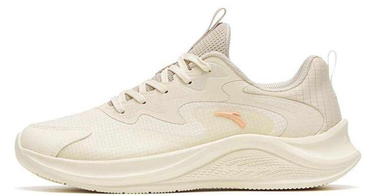 Anta Lightweight Running Shoes 'cream White Beige' in Natural | Lyst