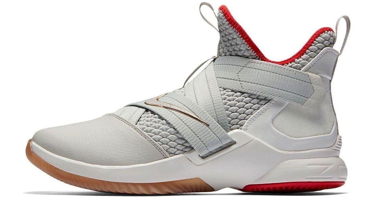 Nike Lebron Soldier 12 'Light Bone' in Gray for Men | Lyst