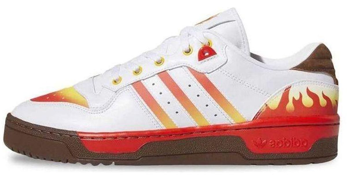 adidas X Demon Slayer Rivalry Low 'Rengoku' in White for Men | Lyst