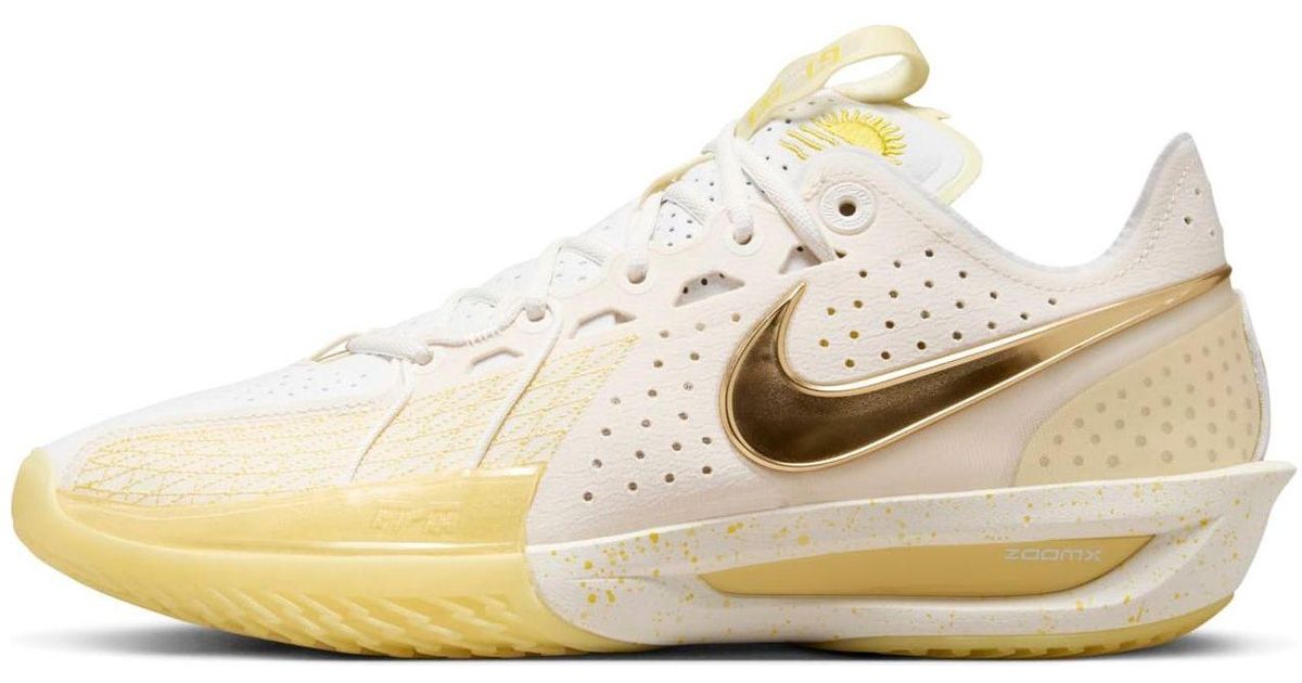 Nike Air Zoom Gt Cut 3 Jordan Poole Pe 'Pale Ivory Metallic' in Natural ...