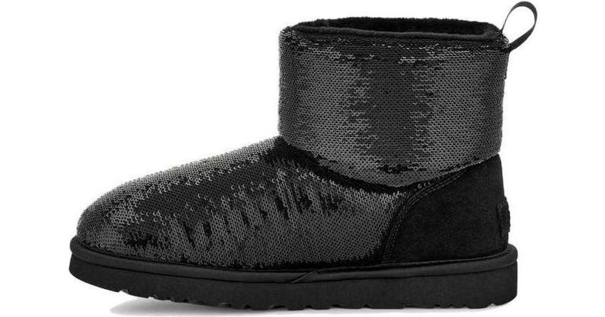 UGG (Wmns) Classic Mini Boot Mirror Ball in Black | Lyst UK