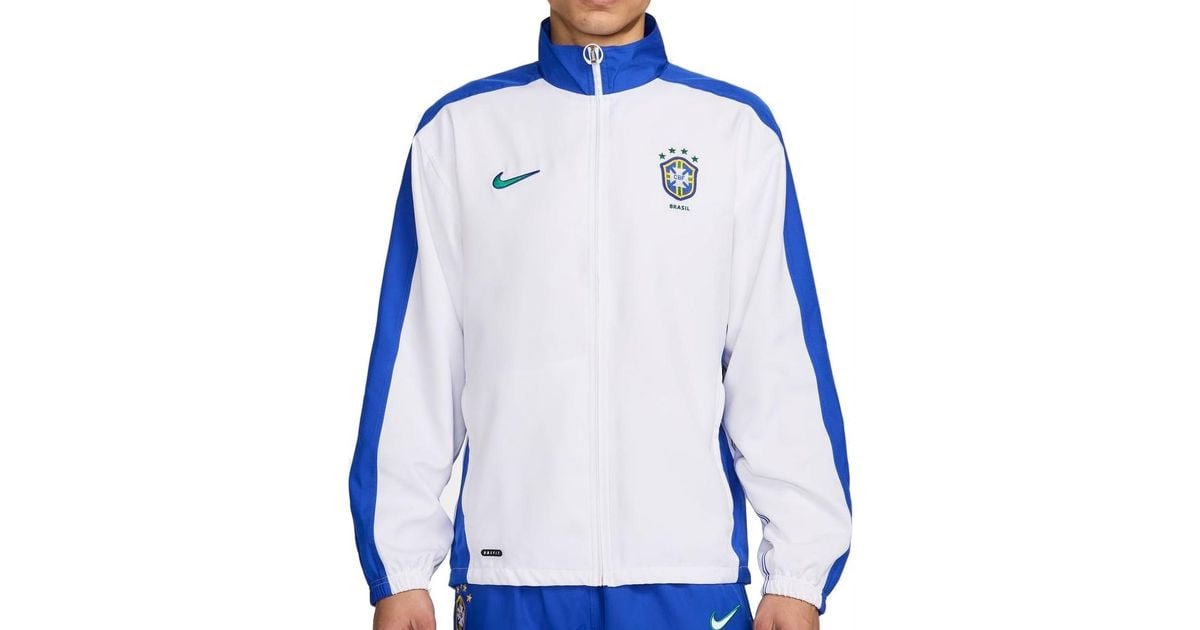 Nike Brazil 1998 Reissue Football Replica Tracksuit Jacket Lyon' in ...