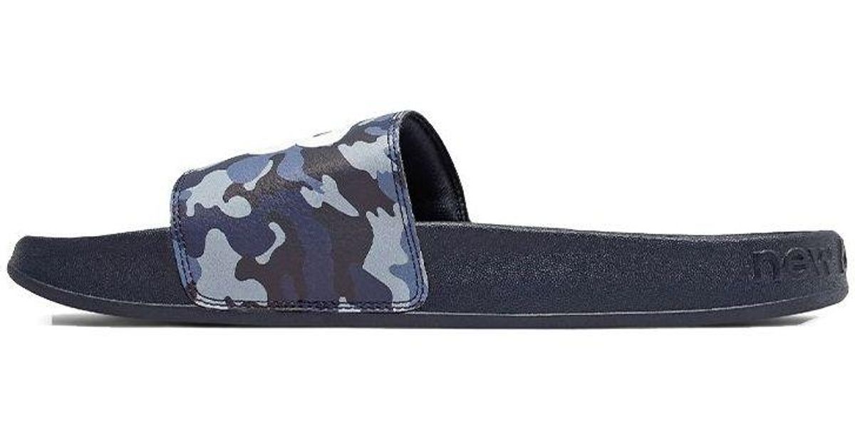 New Balance 200 Slides Camo' in Blue for Men | Lyst UK