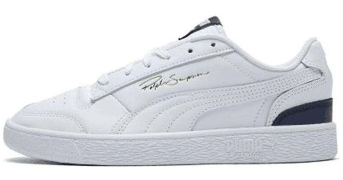 PUMA Ralph Sampson Lo Peacoat' in White for Men | Lyst