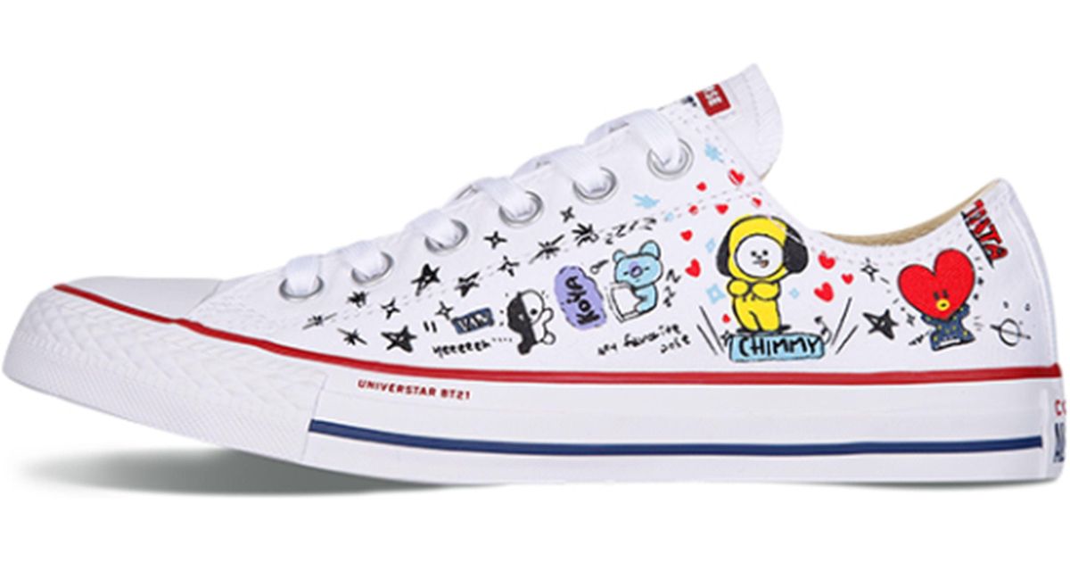 Converse Bt21 X Chuck Taylor All Star in White for Men | Lyst