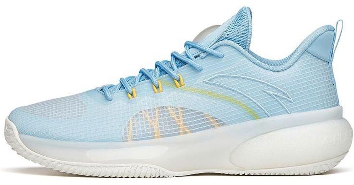 Anta Light Bubble Cement Basketball Shoes in Blue for Men | Lyst