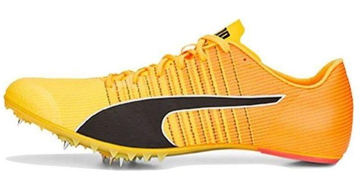 PUMA Evospeed Tokyo Future Jump 4 Track And Field Shoes in Yellow | Lyst