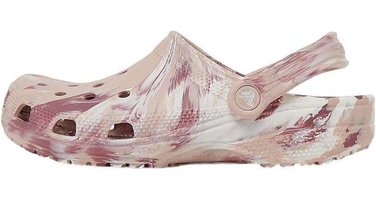 Crocs™ (Wmns) Classic Clog 'Marble' in Pink | Lyst