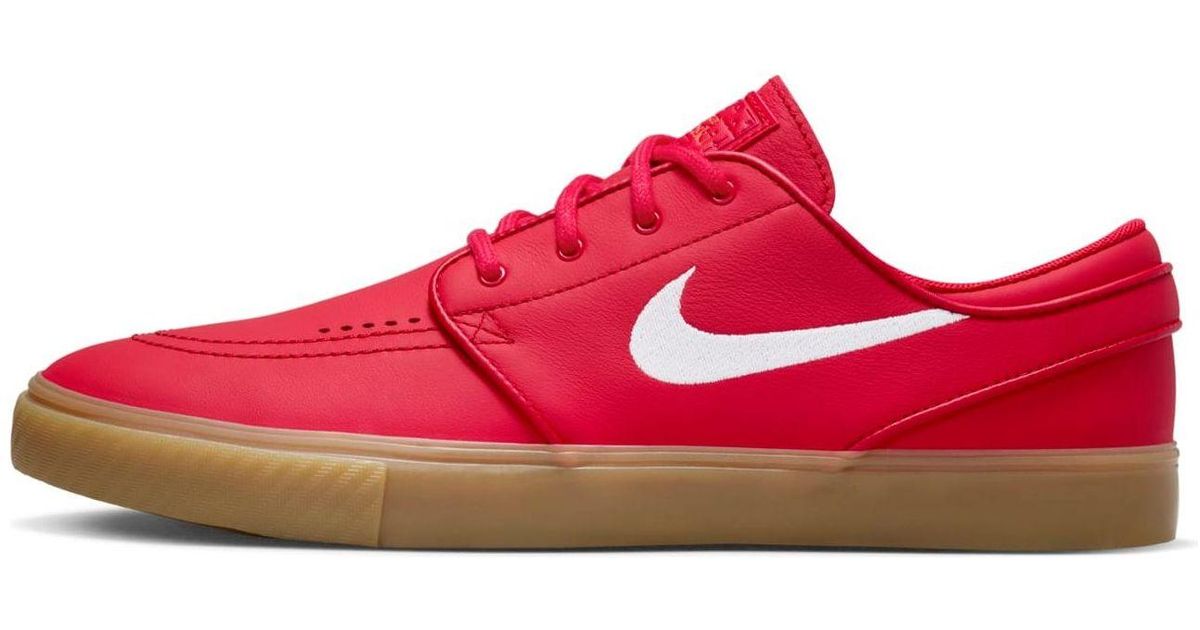 Nike Sb Zoom Janoski Label Gum' in Red for Men | Lyst