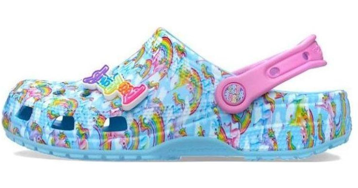 Crocs™ (Wmns) Classic X Lisa Frank Clogs 'Unicorns' in Blue | Lyst