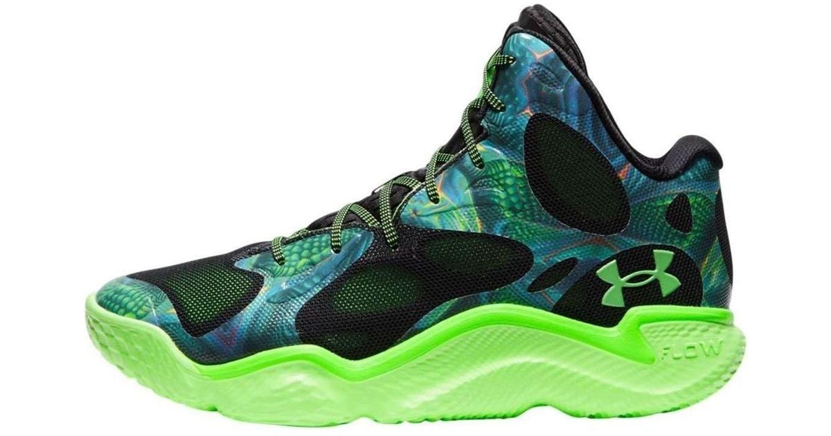 Under Armour Curry Spawn Flotro 'Extraterrestrial' in Green for Men | Lyst