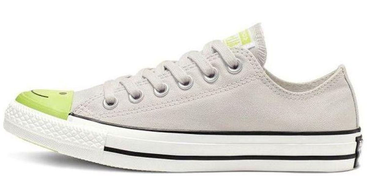 Converse Chuck Taylor All Star Low 'Smiley Face' in White for Men | Lyst