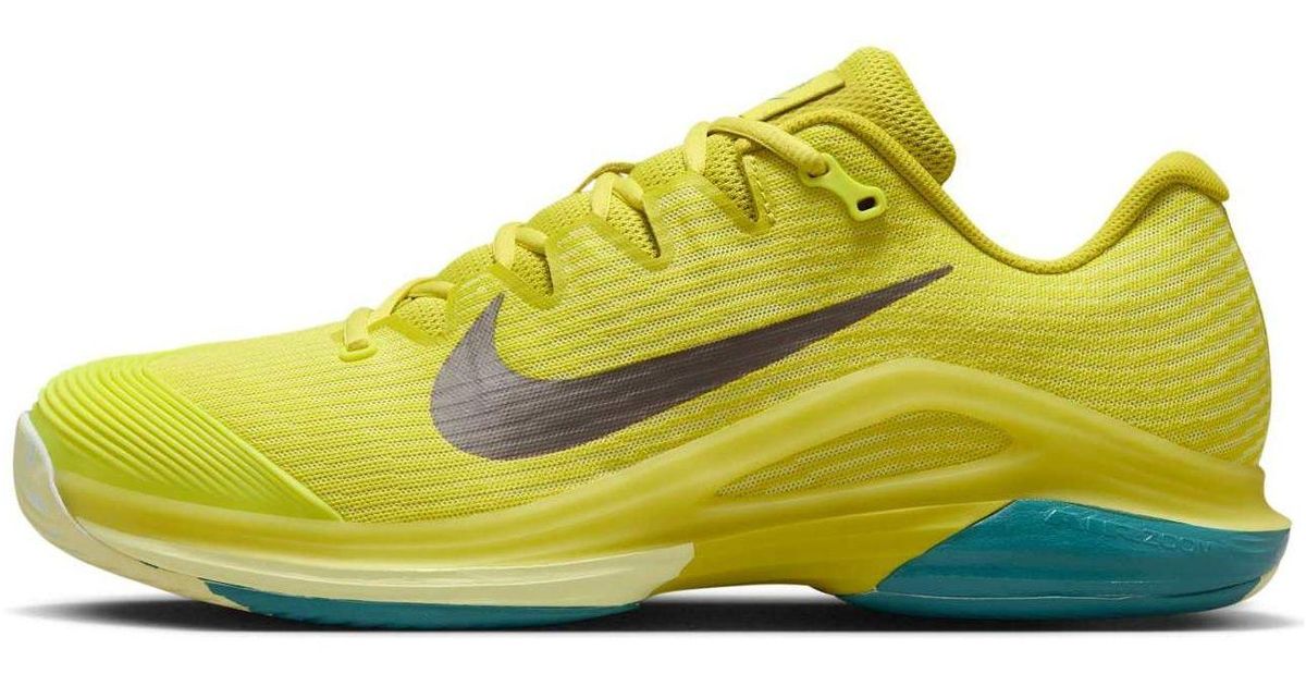 Nike Vapor 12 Premium Hard Court Tennis Shoes in Yellow for Men | Lyst