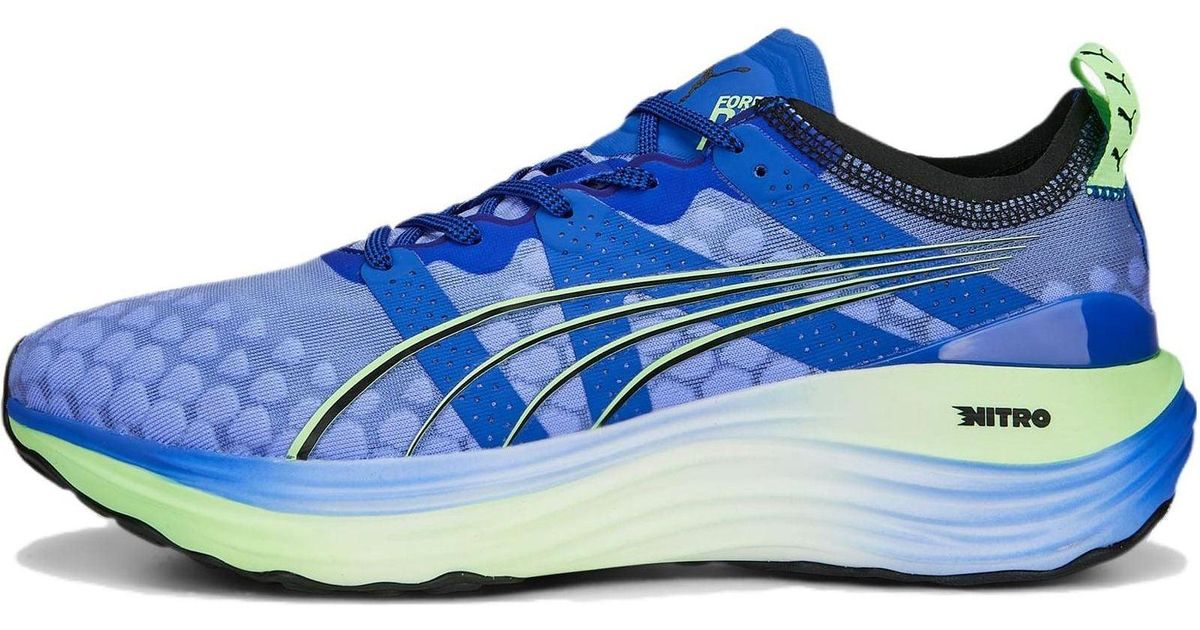 PUMA Foreverrun Nitro Running Shoes in Blue for Men | Lyst