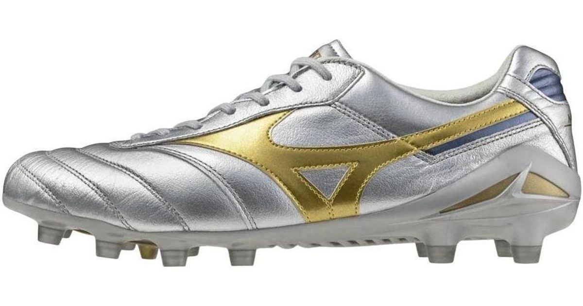 Mizuno Morelia Dna Japan Fg 'Platinum Pack' in Gray for Men | Lyst