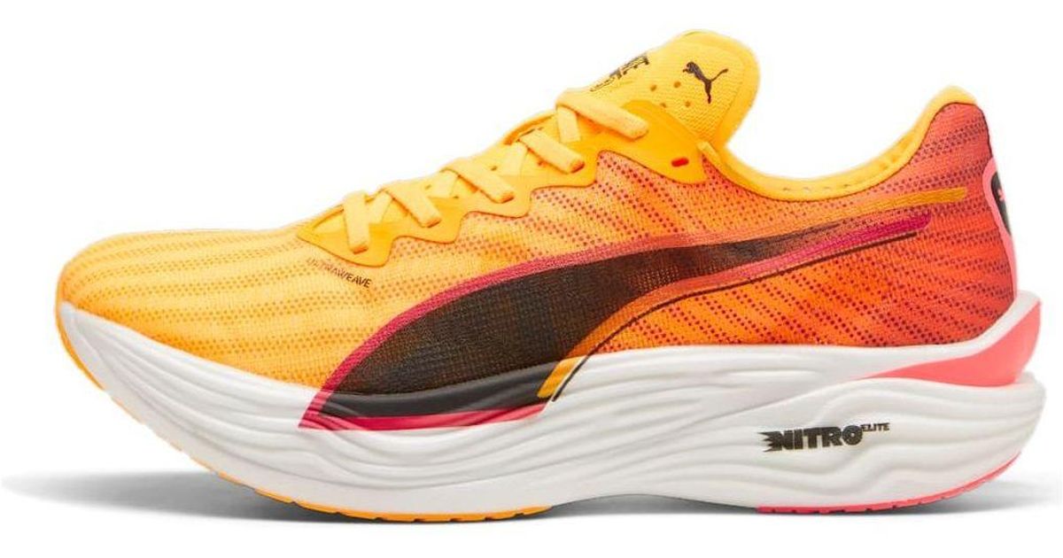PUMA Deviate Nitro Elite 3 'Sun Stream' in Orange for Men | Lyst
