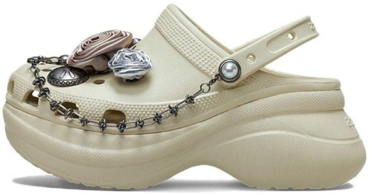 Crocs™ (Wmns) Bae Rebel Rose Clog 'Bone' in Metallic | Lyst UK