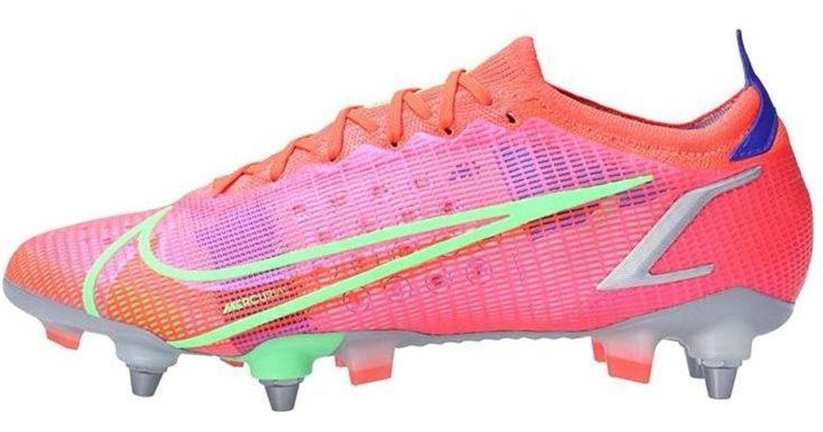 Nike Mercurial Vapor 14 Elite Soft Ground Pro in Pink for Men | Lyst