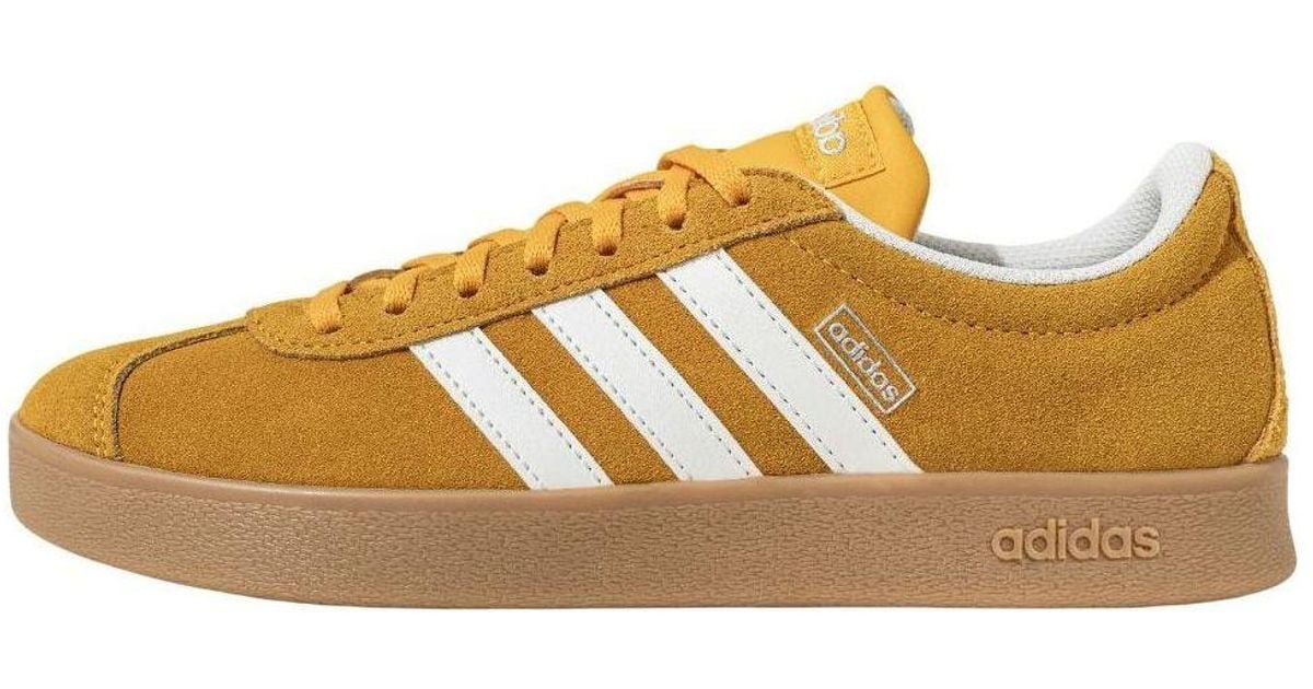 adidas Vl Court Classic Gum' in Yellow for Men | Lyst