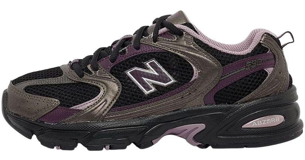 New Balance 530 Metallic Plum' in Black for Men | Lyst