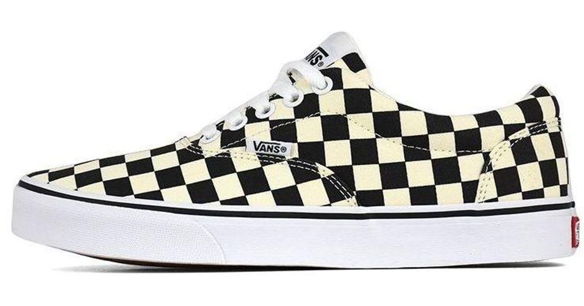 Vans Doheny Lace Up Checkboard in Black for Men | Lyst
