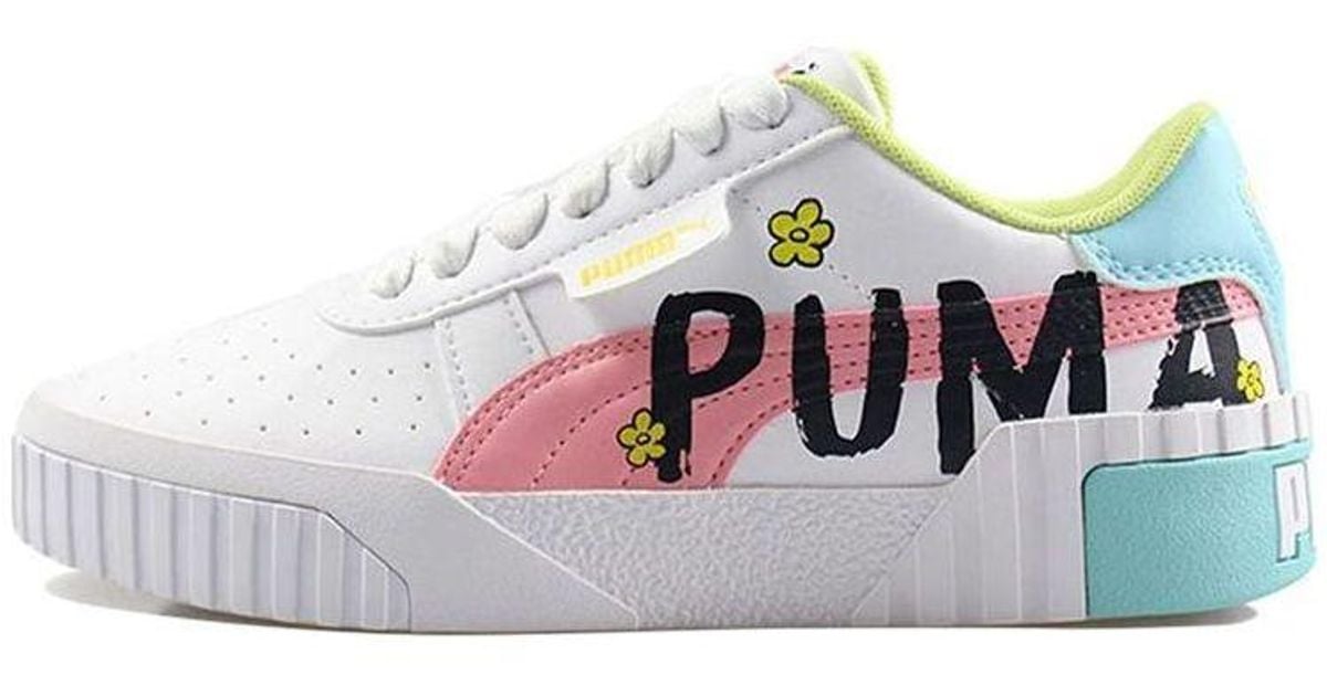 PUMA (Wmns) Cali Novelty 'Flower' in White | Lyst