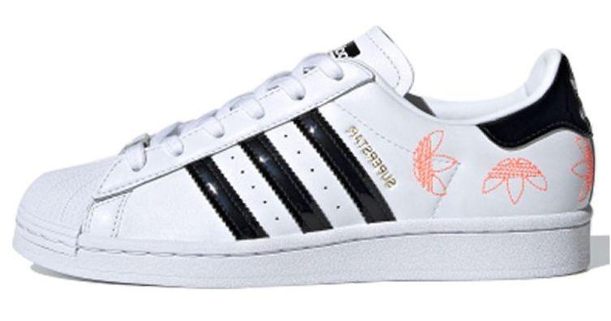 adidas (Wmns) Originals Superstar Logo in Blue | Lyst