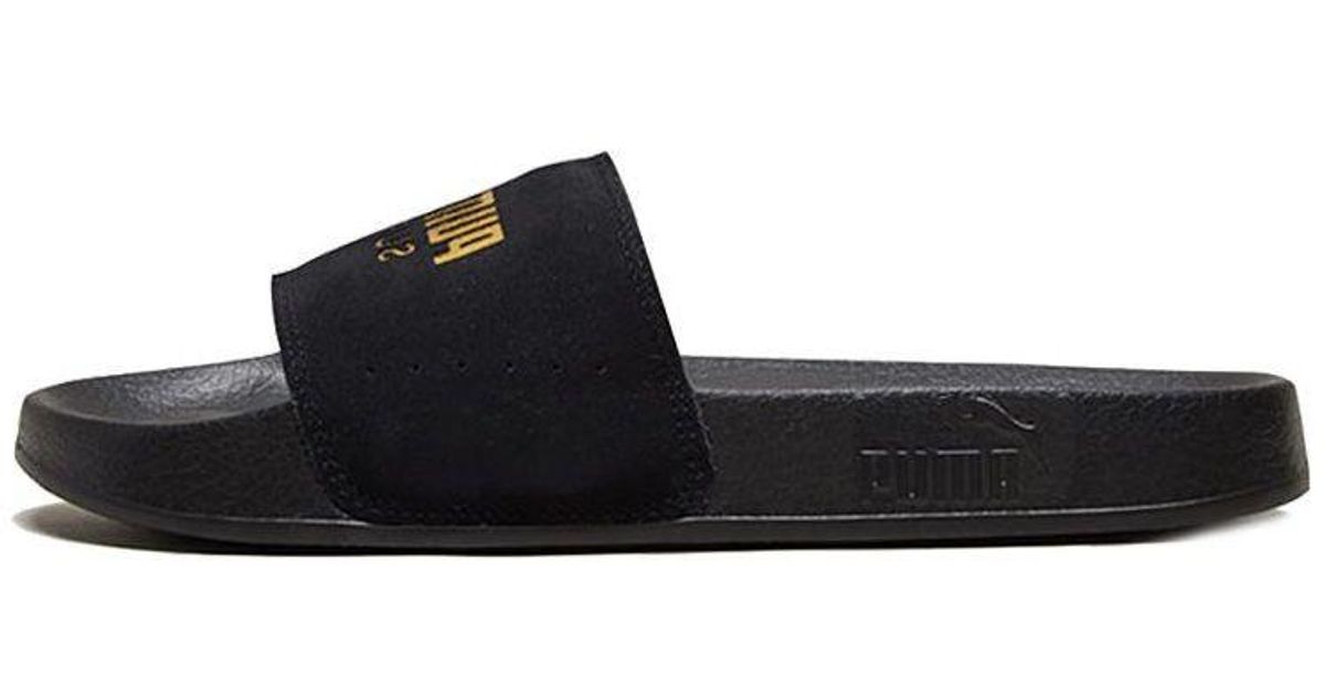 PUMA Leadcat Suede Slide Team' in Black for Men | Lyst UK