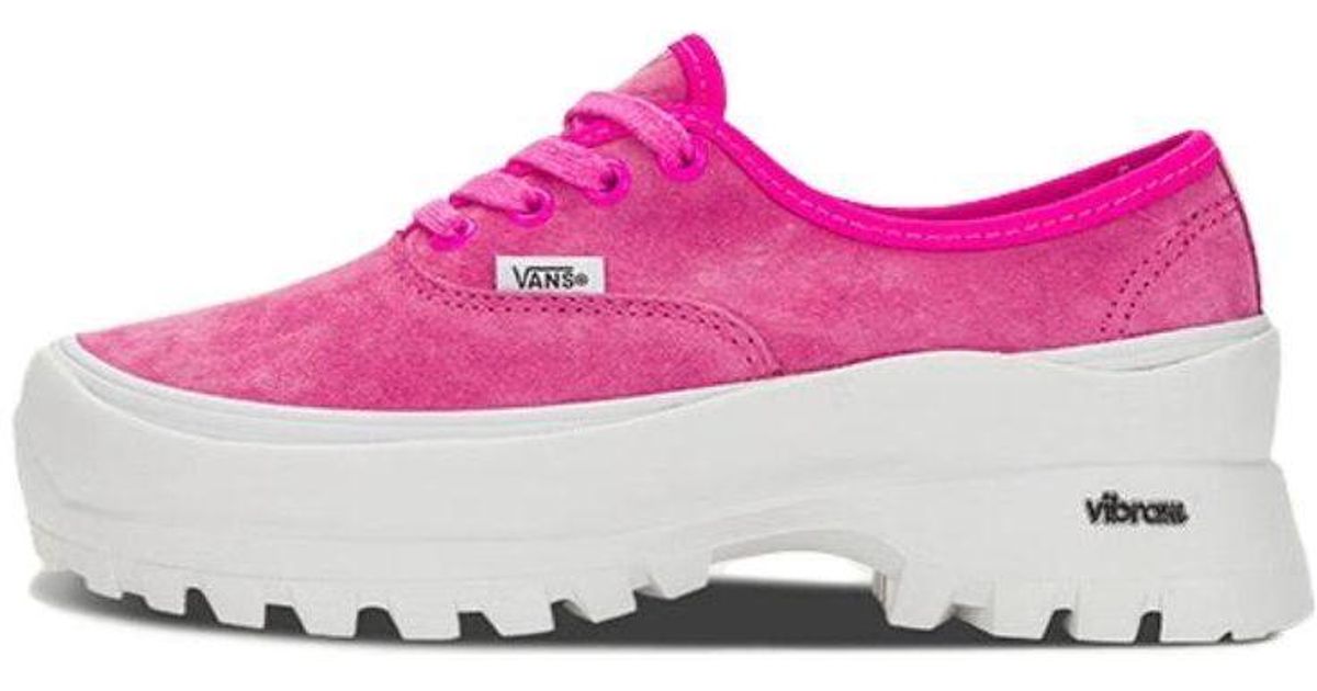 Vans Vibram X Authentic in Pink | Lyst