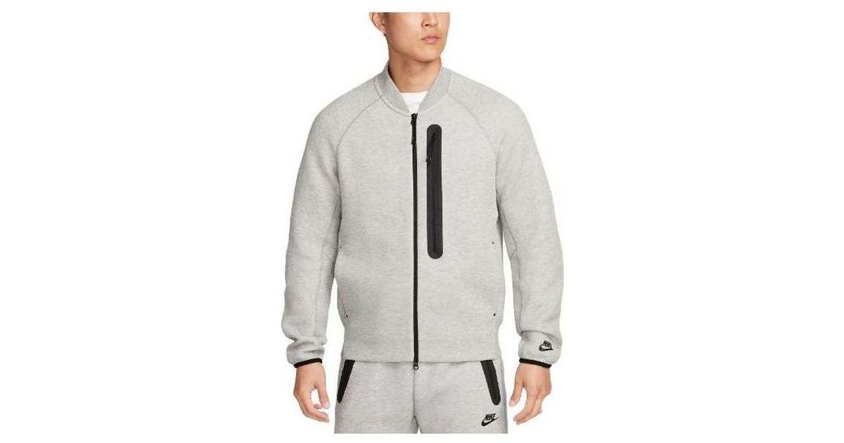 Nike Sportswear Tech Fleece Bomber Jacket '' in Grey for Men | Lyst UK