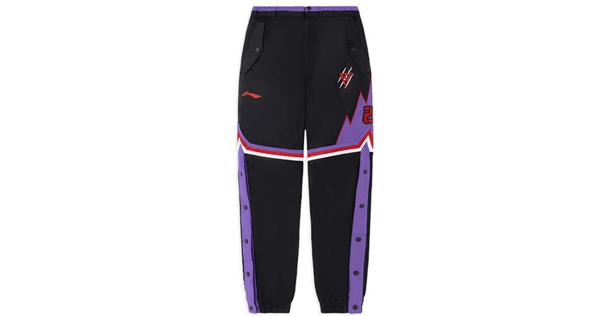 Li-ning X Fred Vanvleet Premium Basketball Track Pants in Black for Men ...