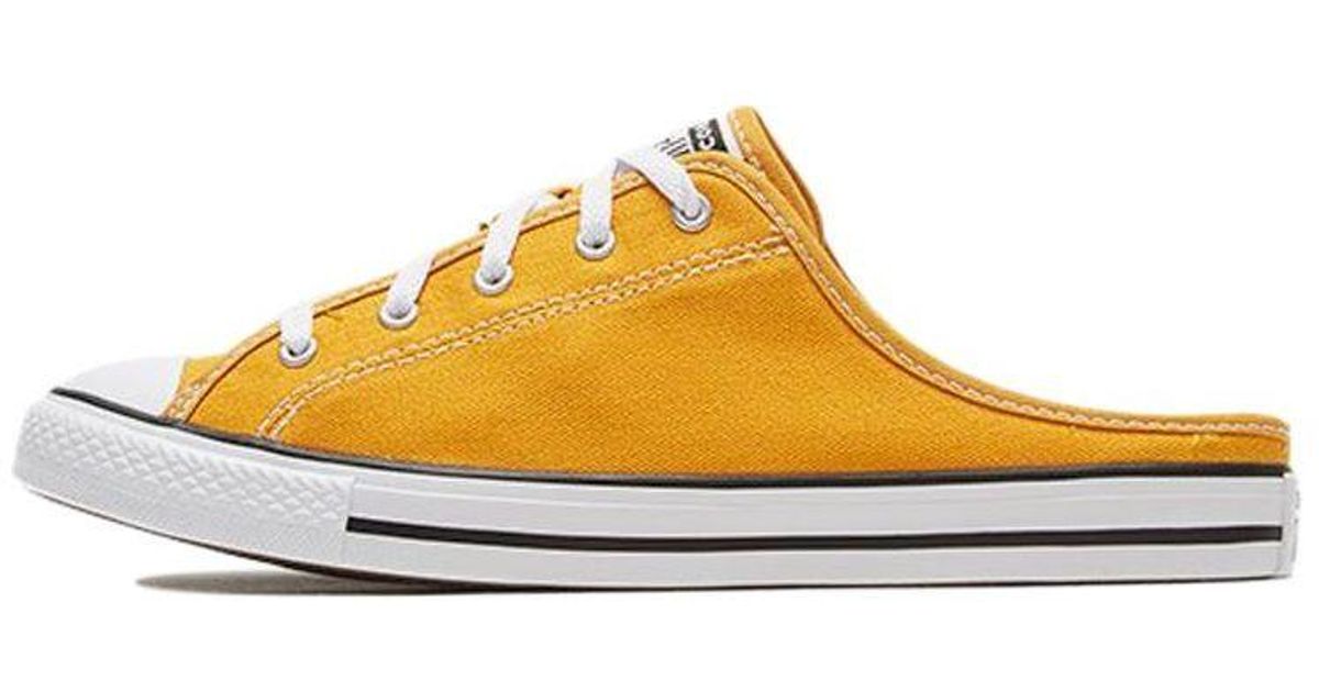 Converse Chuck Taylor All Star Dainty Mule Slip 'sunflower' in Yellow ...