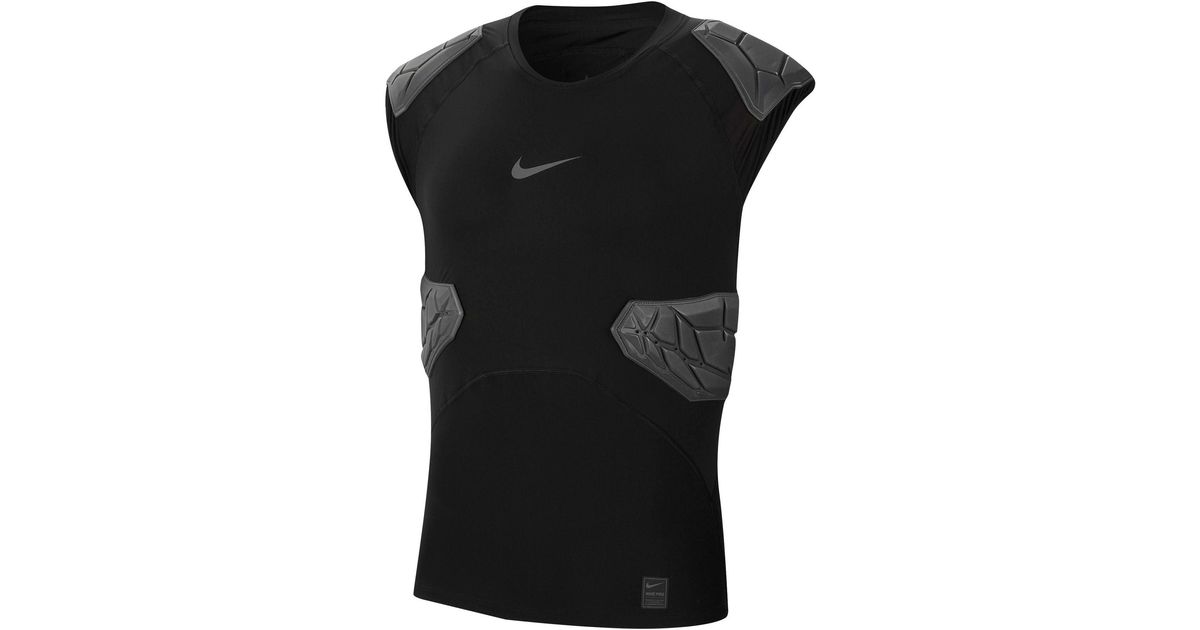 Nike Pro Hyperstrong 4-Pad Top in Black for Men | Lyst
