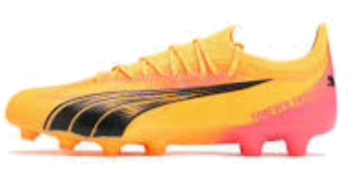 PUMA Ultra Ultimate Ag in Yellow for Men | Lyst