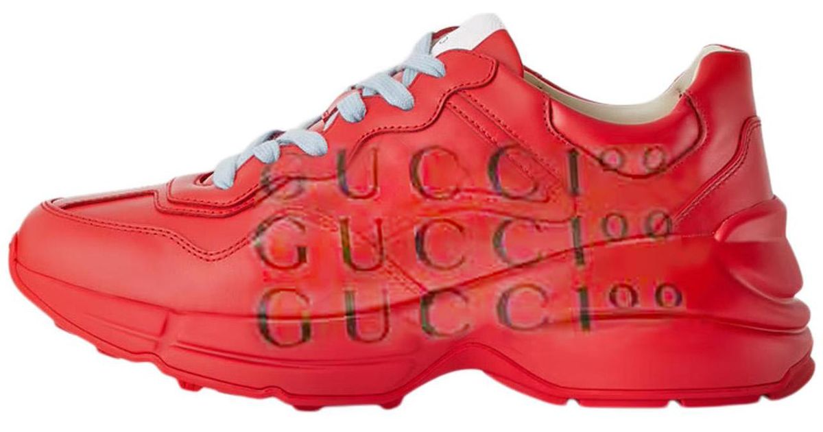 Gucci Rhyton 100 in Red for Men | Lyst