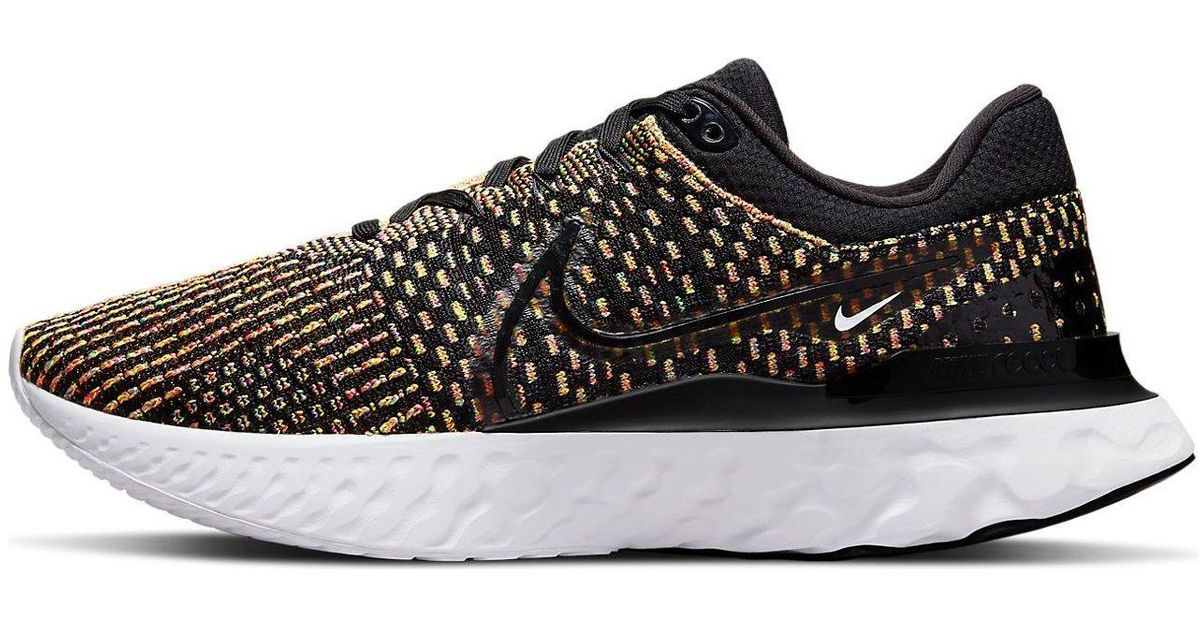 Nike React Infinity Run Flyknit 3 Multi' in Black for Men | Lyst