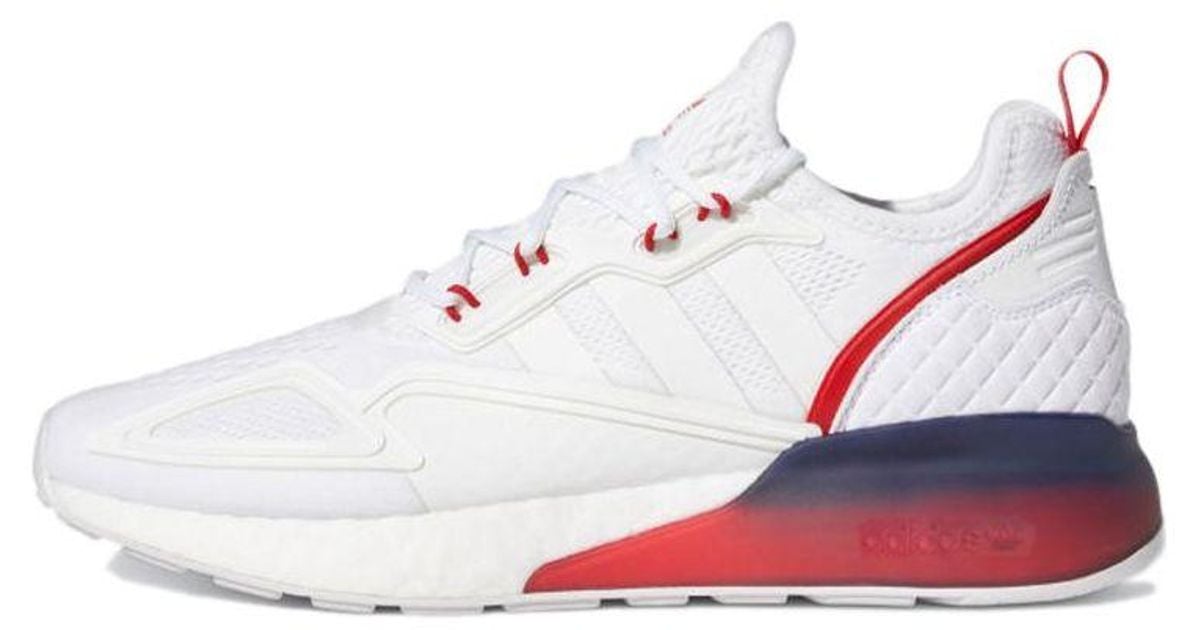 adidas Zx 2K Boost 'Gradient Fade Sole in White for Men | Lyst