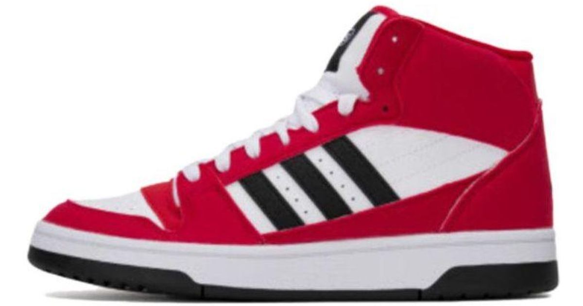 adidas Break Start Mid 'Team Power Cloud' in Red for Men | Lyst