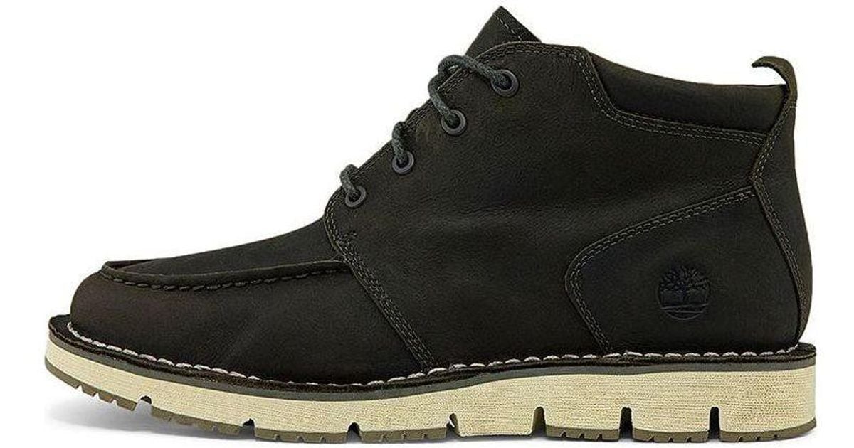 Timberland Westmore Moc Toe Chukka Boot in Black for Men | Lyst