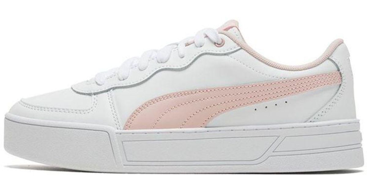 PUMA Skye White Pink | Lyst