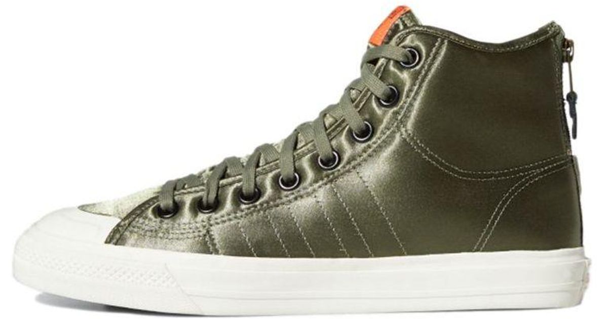 adidas Nizza Hi Rf 'Legend' in Green for Men | Lyst