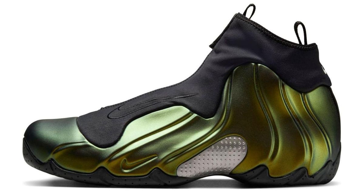Nike Air Flightposite 'Metallic' in Black for Men | Lyst