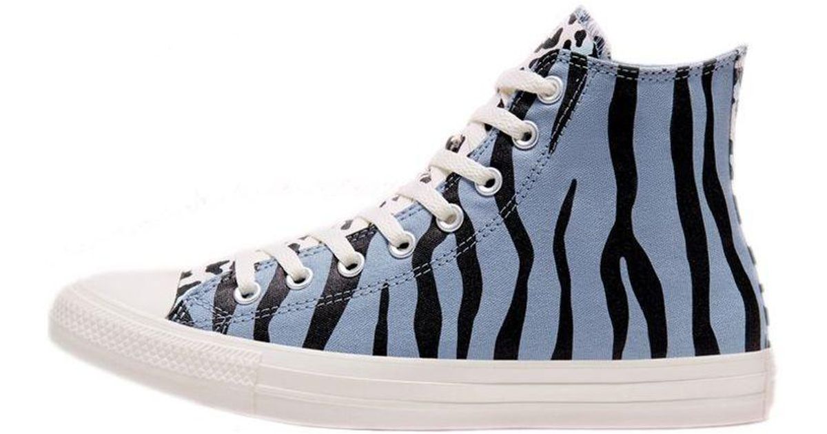 Converse Chuck Taylor All Star High 'Twisted Archive Print in Blue for ...