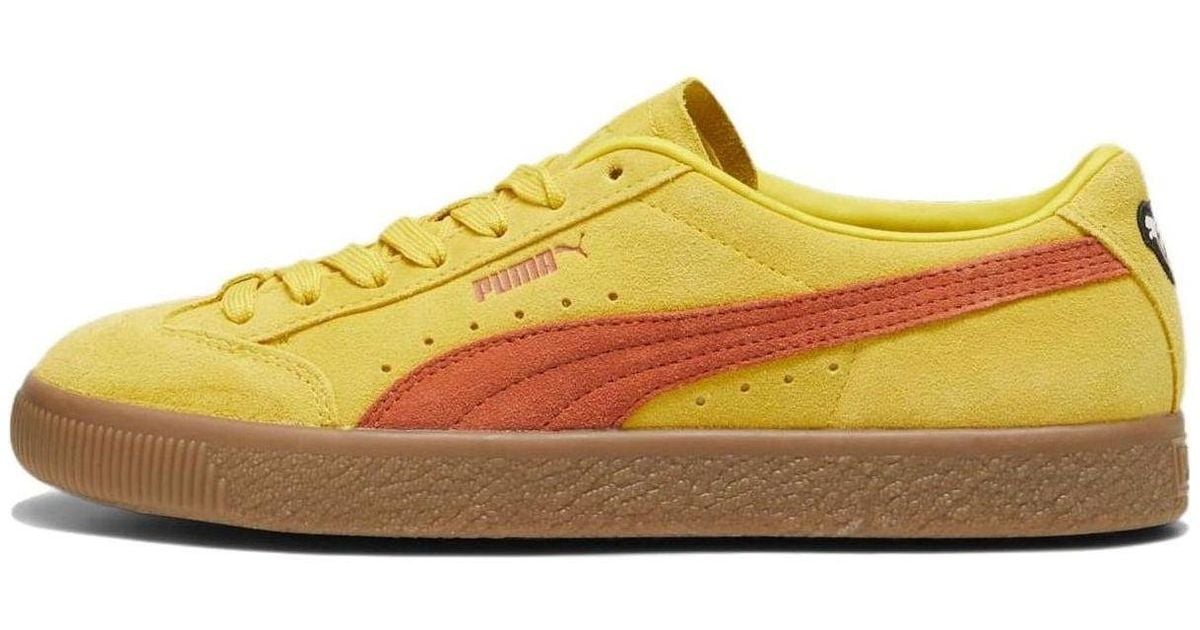 PUMA Suede Vintage X Perks And Mini 'Fresh Pear' in Yellow for Men | Lyst