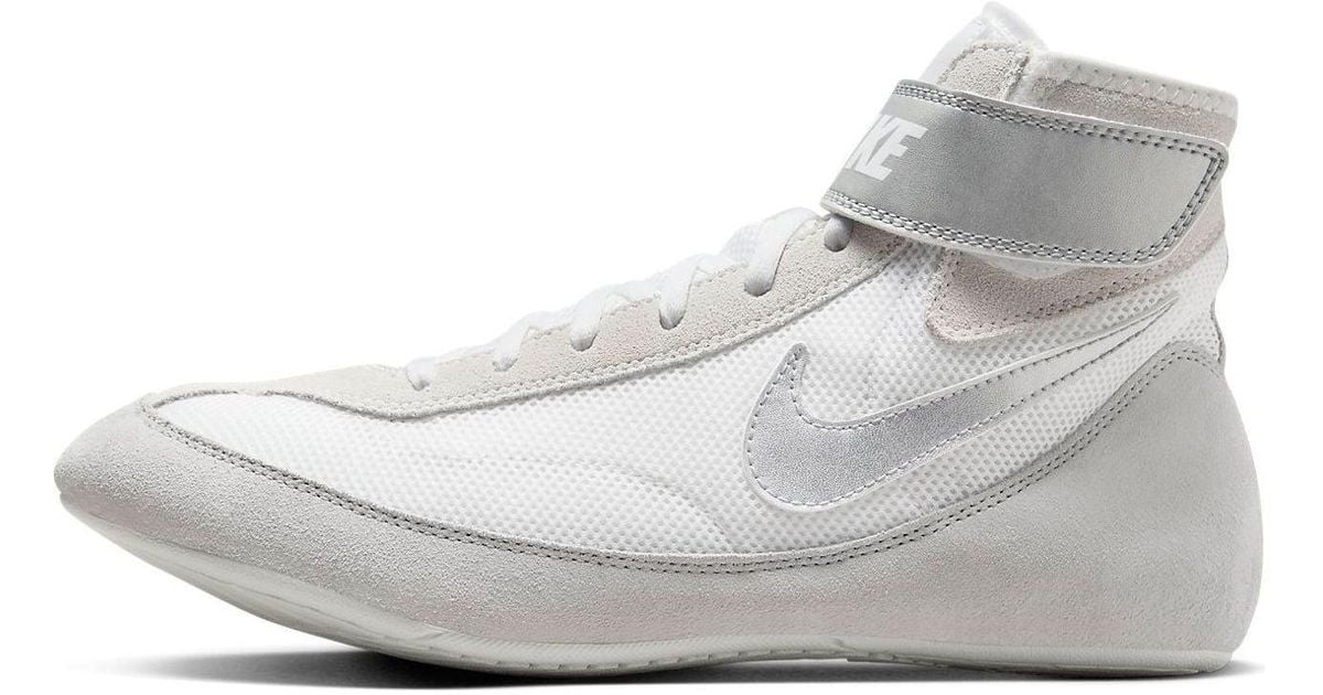 Nike Speedsweep 7 Wrestling Shoes Metallic' in White for Men | Lyst