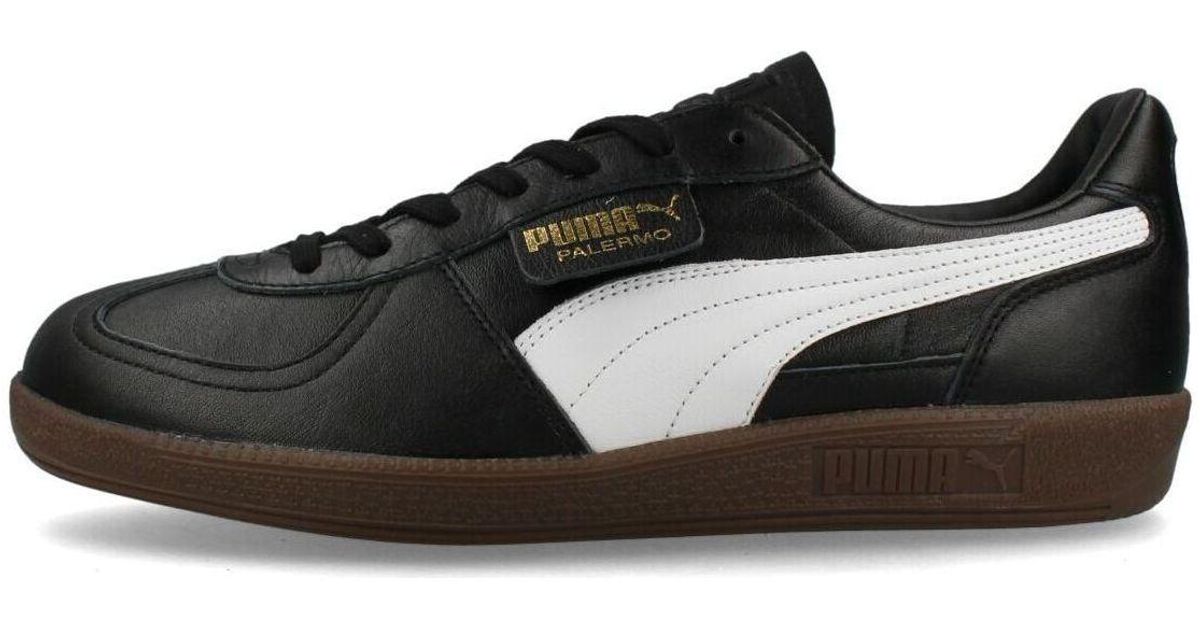 PUMA Palermo Leather Made in Black for Men | Lyst