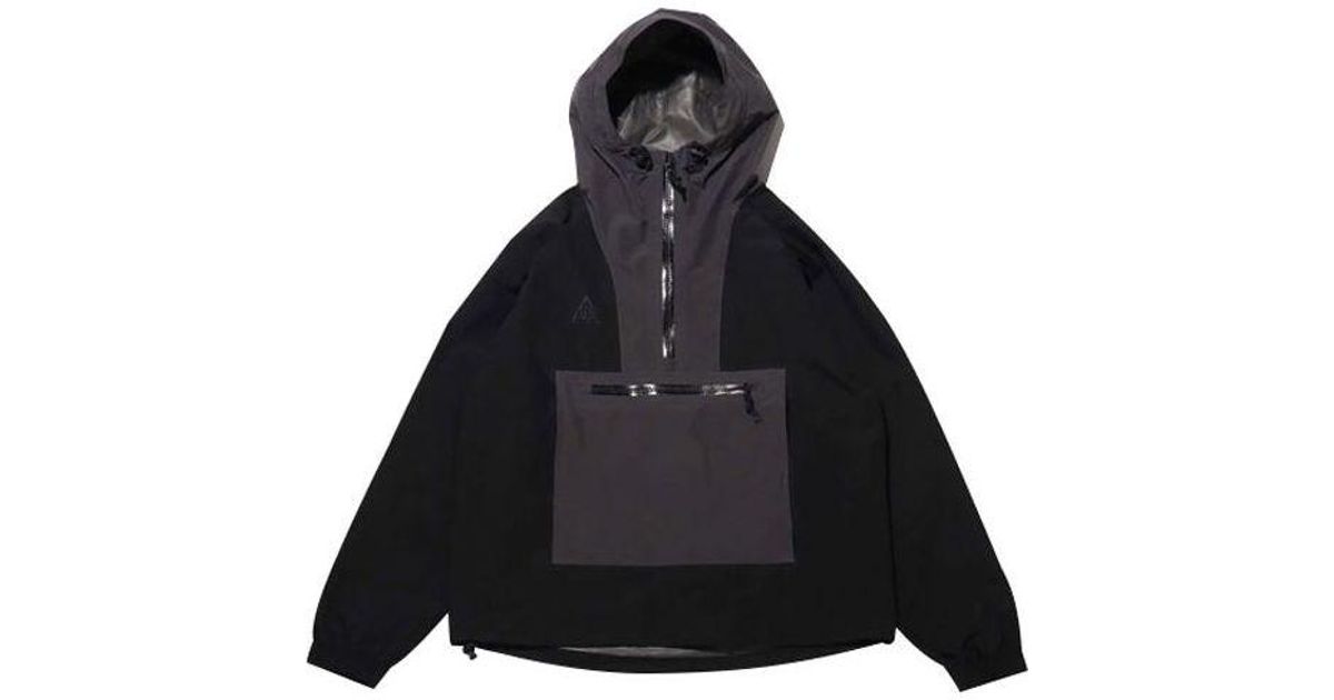 Nike Lab Acg Gore-Tex Paclite Top Anthracite' in Black for Men | Lyst UK