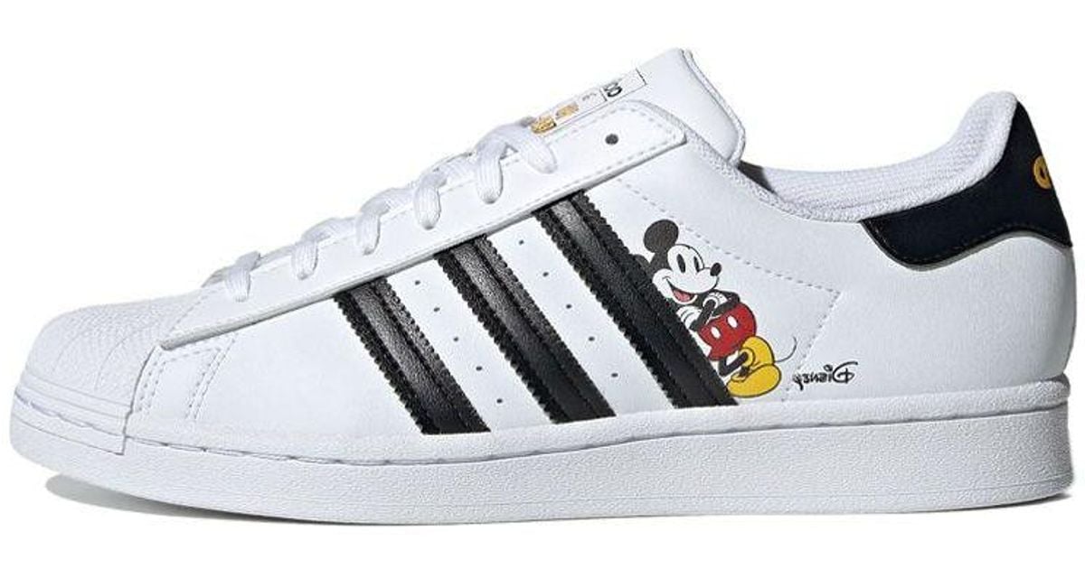 adidas Disney X Superstar 'Mickey Mouse in White for Men | Lyst UK