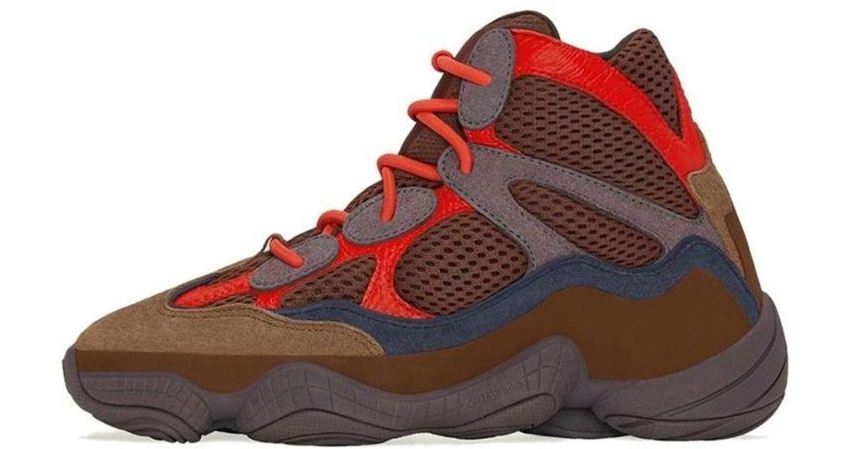 adidas Yeezy 500 High 'Sumac' in Red for Men | Lyst