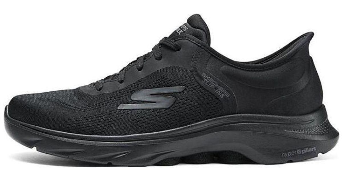 Skechers Go Walk 7 Slip-Ins in Black for Men | Lyst